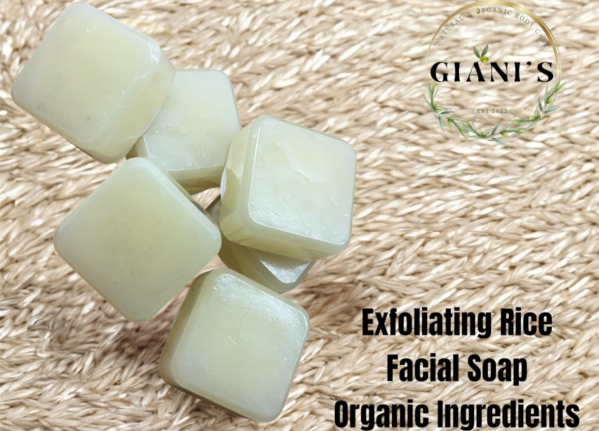 Exfoliating Rice Facial Bar – Giani’s Natural & Organic Body Care